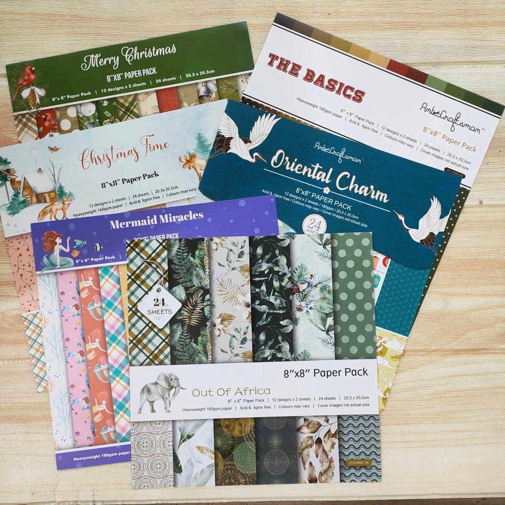 8x8 Inches Paper Pack Design Cardstock 24 Sheets | Shopee Philippines