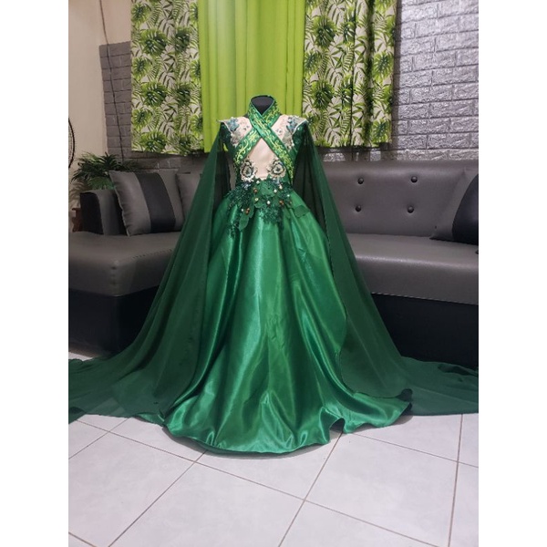 alena gown encantadia (satin/chiffon) | Shopee Philippines