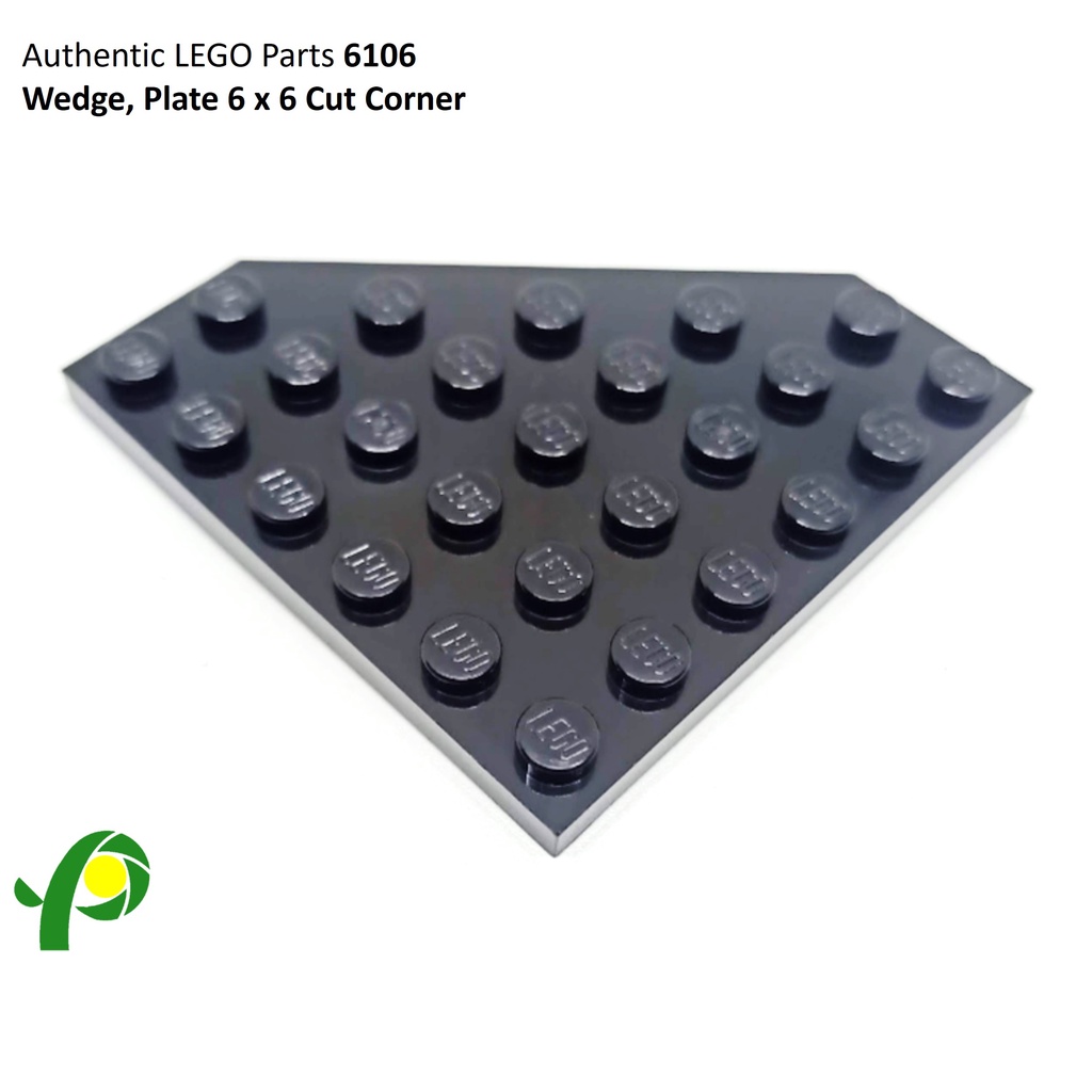 LEGO Parts 6106 Wedge Plate 6x6 Cut Corner Sold per piece Authentic ...