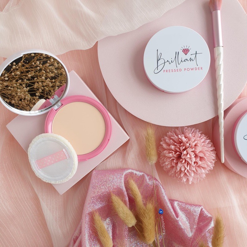 BRILLIANT PRESSED POWDER | Shopee Philippines