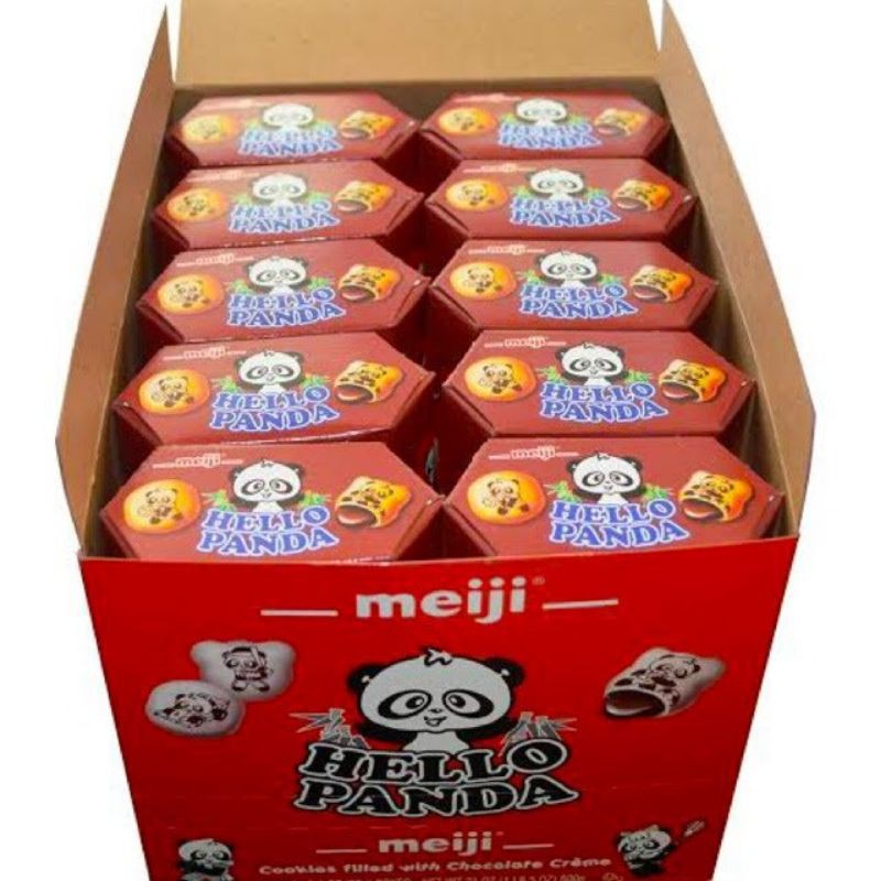 Big Box Meiji Hello Panda 430 grams | Shopee Philippines