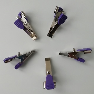 10Pcs Reusable ECG/EKG Alligator Clip Electrodes for Animals, Pets ...