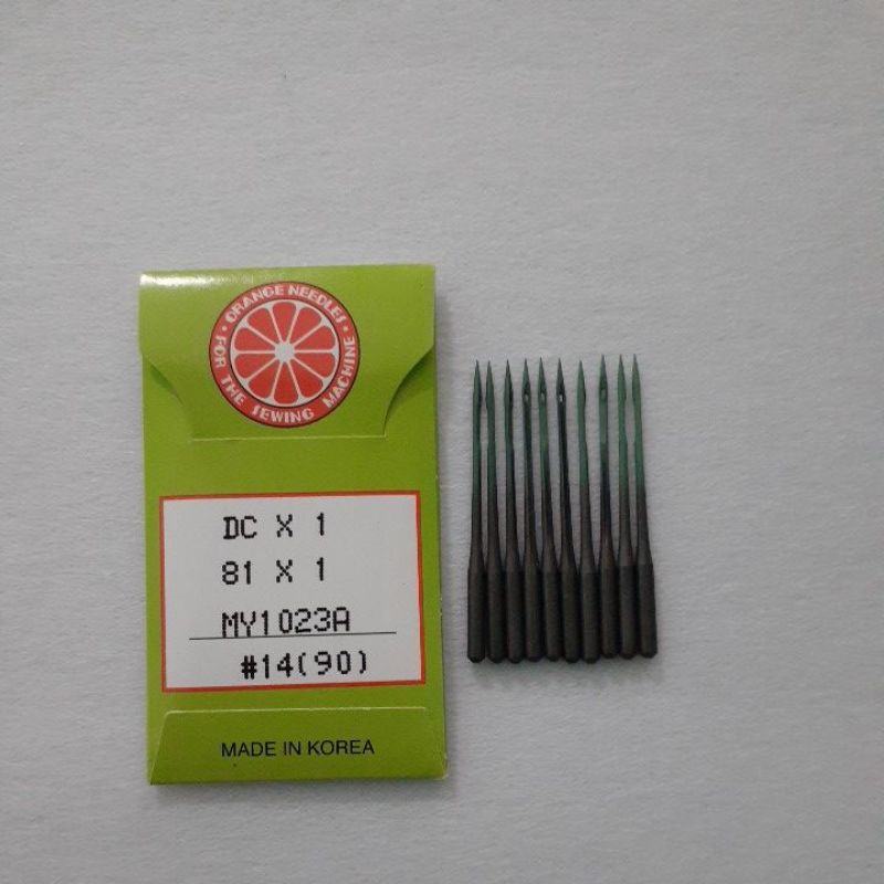 Orange Needle DCx1 / DC x 1 size 14 orange made korea super finished ...