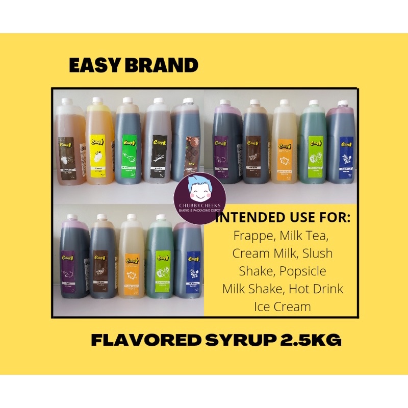 EASY BRAND - CARAMEL Flavored Syrup 2.5KG | Shopee Philippines