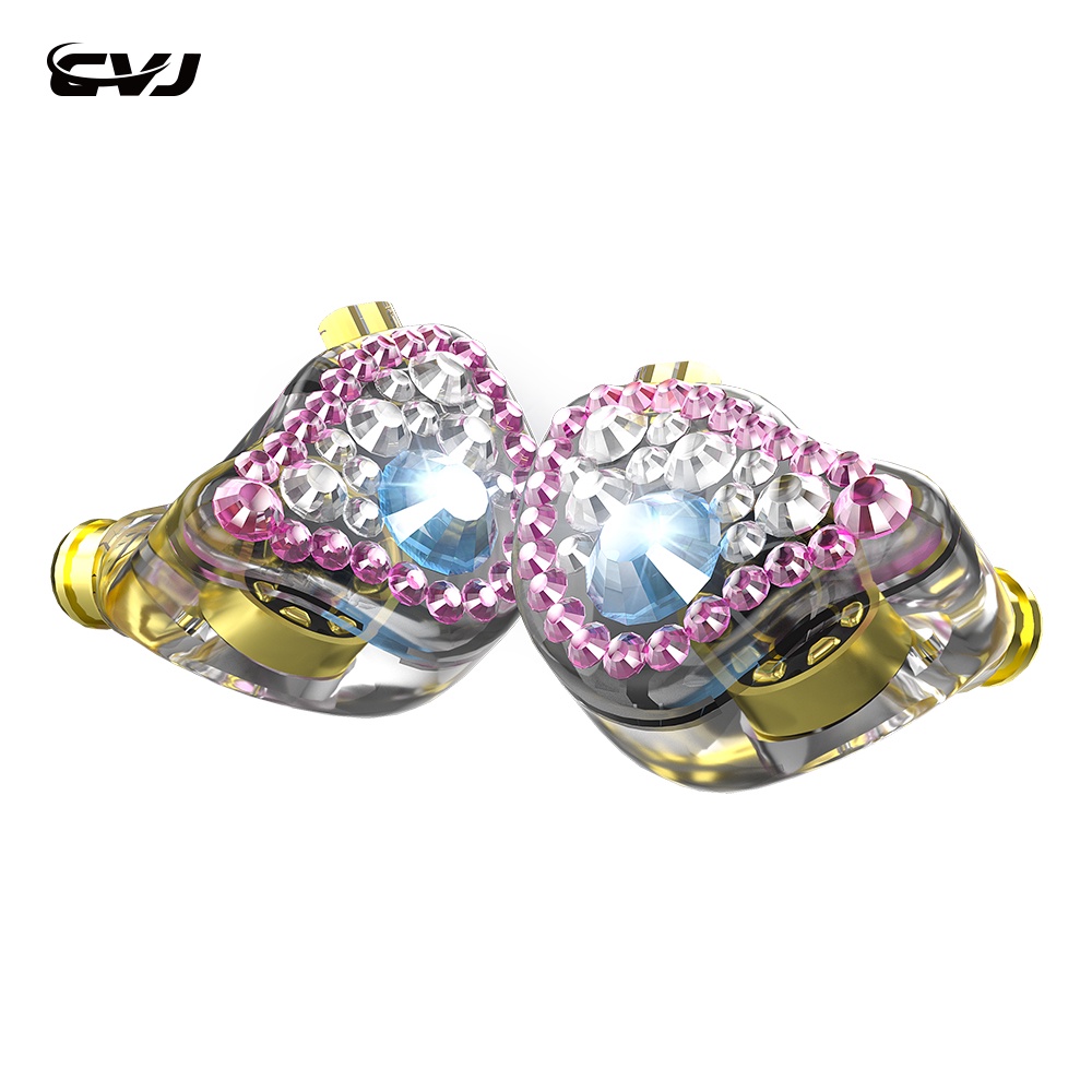 CVJ Shine Diamond-encrusted high-quality in-ear wired Earphone ...