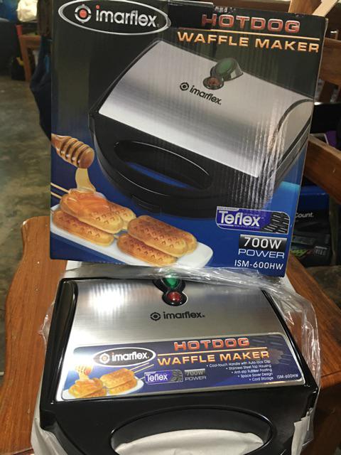 Imarflex Hotdog Waffle Maker ISM-600HW | Shopee Philippines