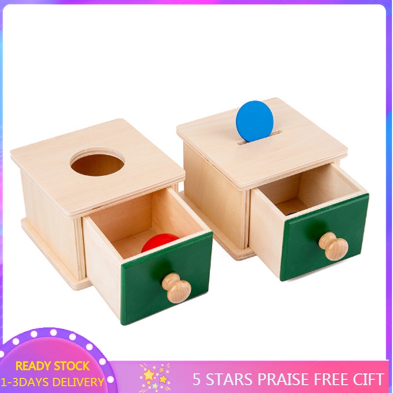 Montessori Coin Box Preschool Learning Material Montessori Object ...