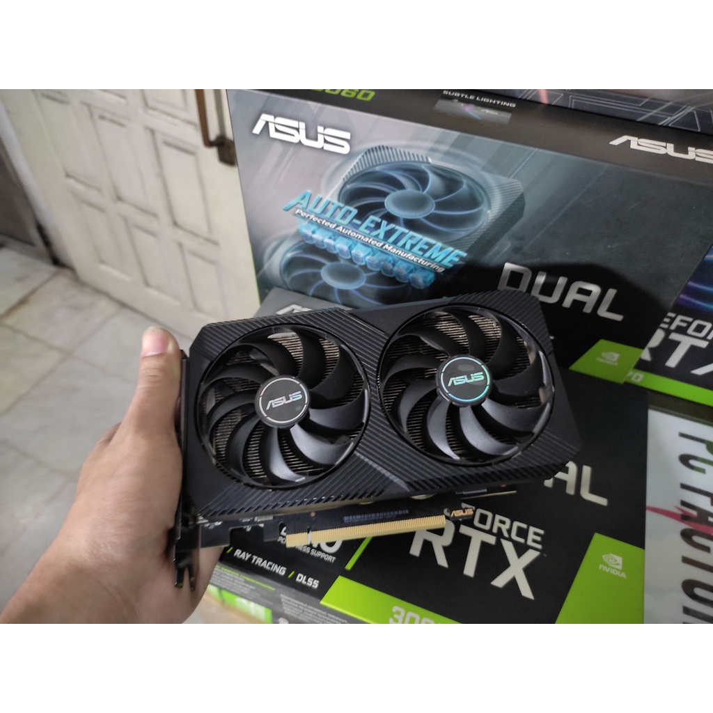 ASUS Dual GeForce RTX 3060 OC Edition 12GB GDDR6 USED Nvidia Graphics ...