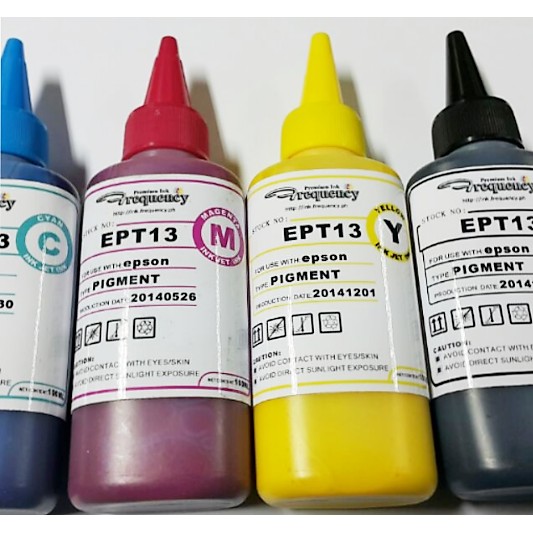 PIGMENT INK EPSON 100ML SET BCMY FREQUENCY INK | Shopee Philippines