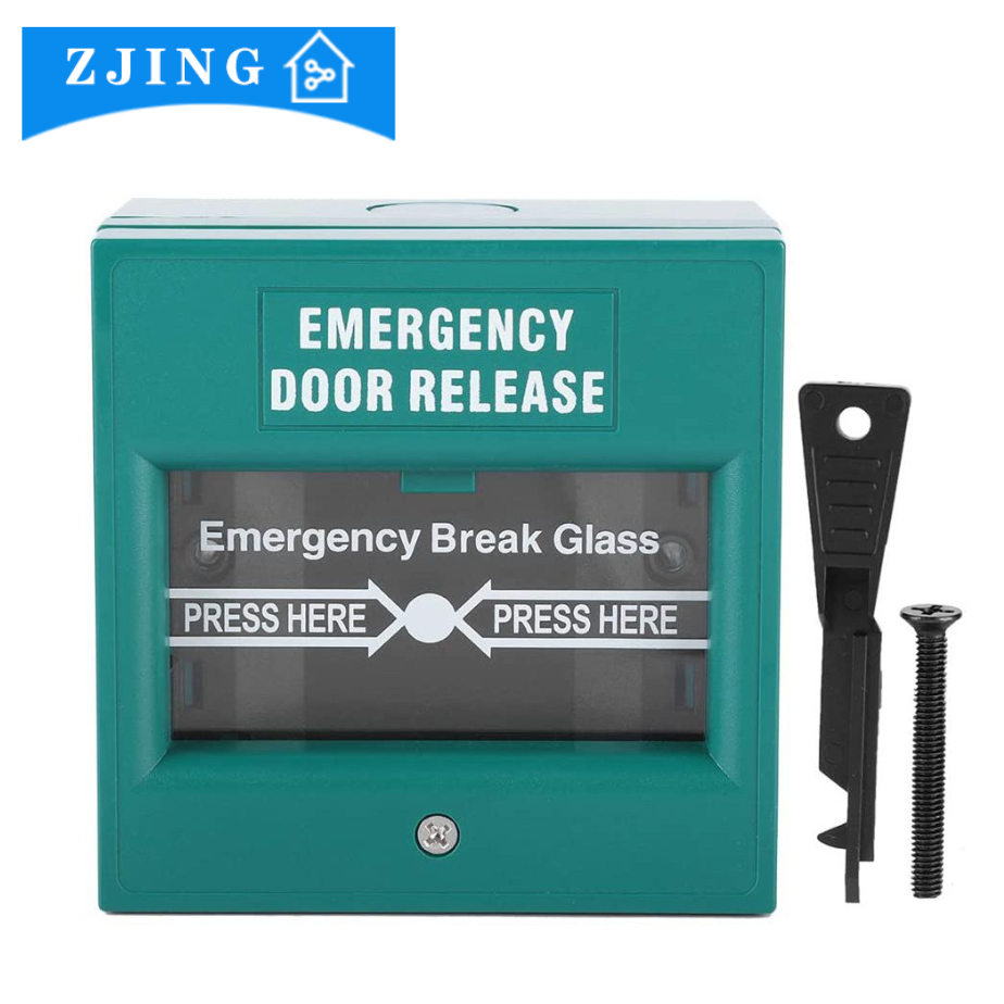 Wired Fireproof Button Break Glass Fire-Proof Material Emergency Door ...