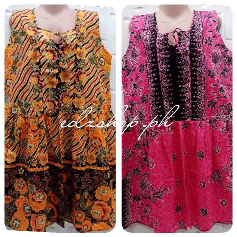 batik duster original walking duster,100%original size L xl 2x | Shopee ...