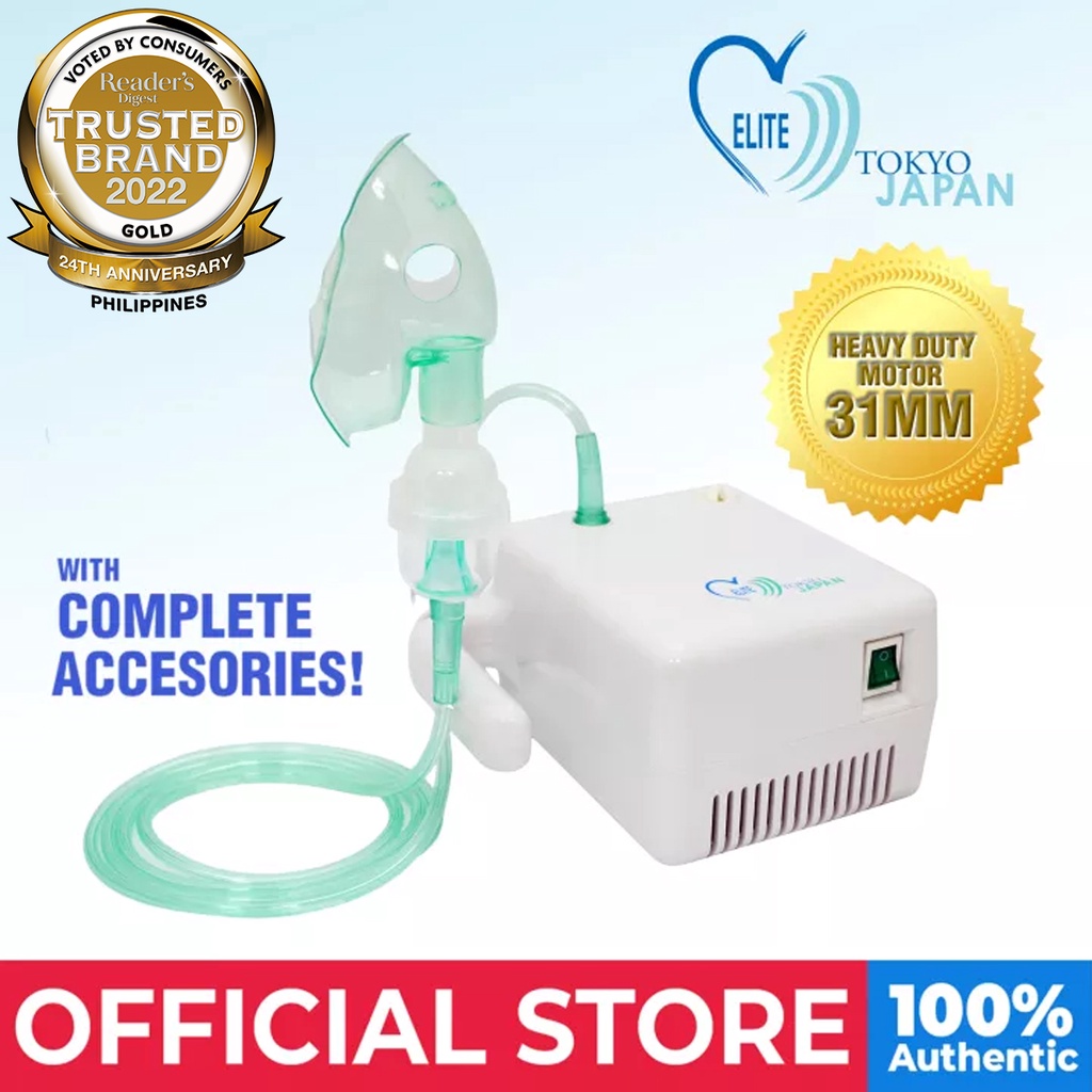 Indoplas Elite Compact Nebulizer With Accessories | Shopee Philippines
