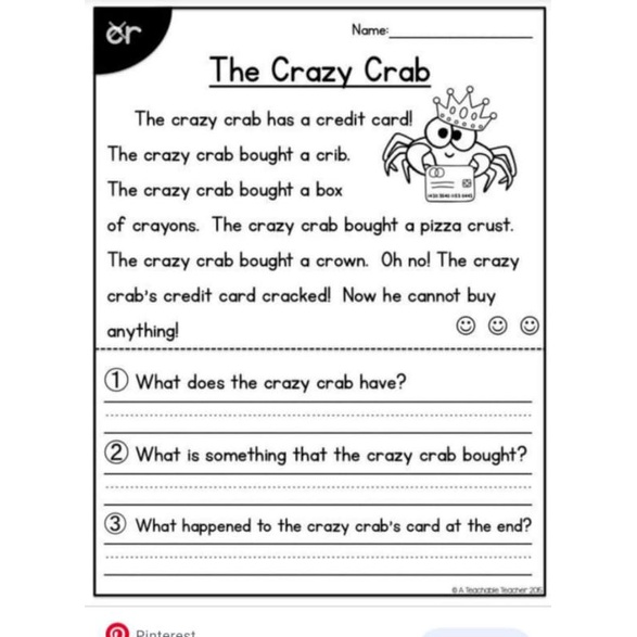 CVC WORD READING AND COMPREHENSION MATERIALS 60 Pages Shopee Philippines