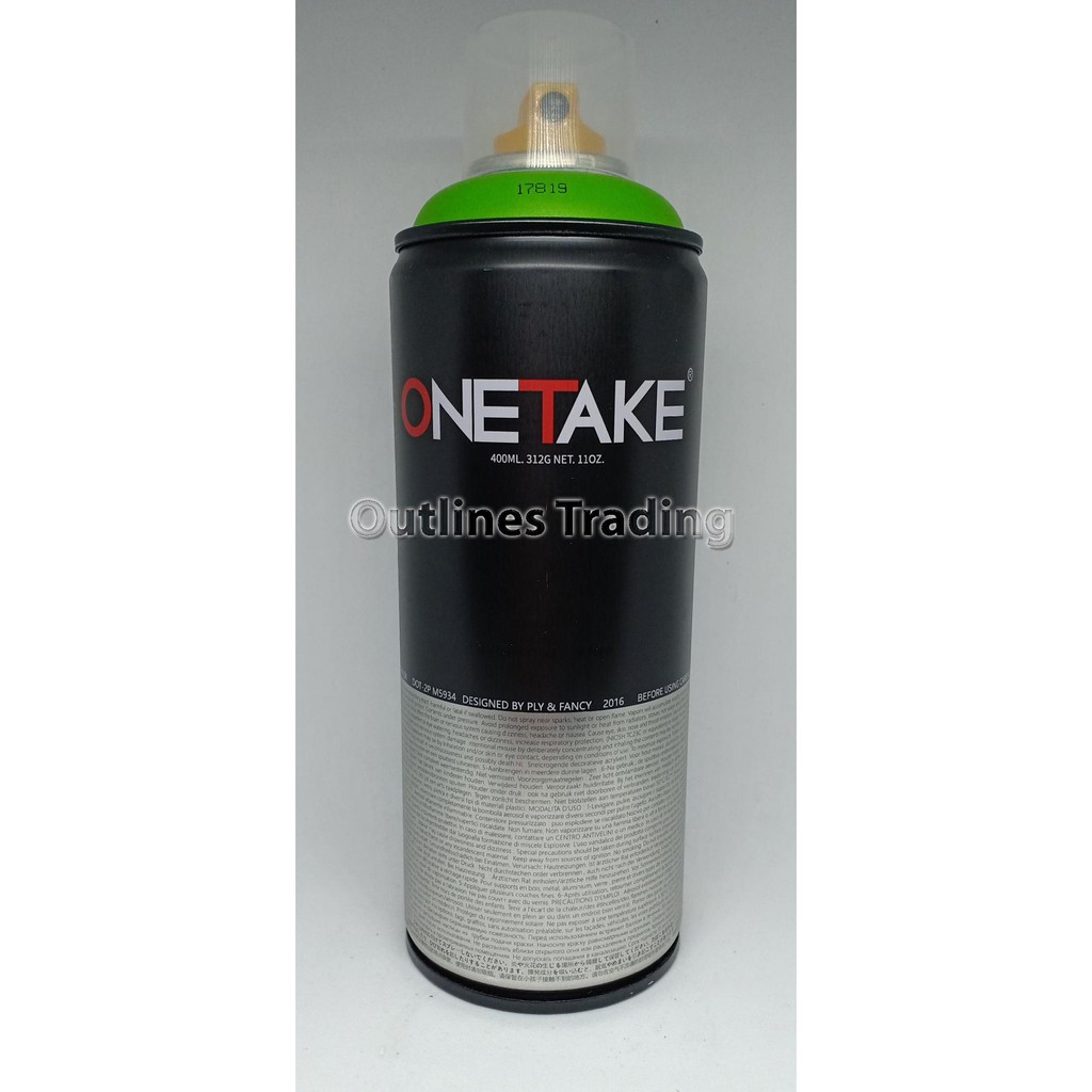 One Take Spray Paint (Full Lime 740-4) | Shopee Philippines