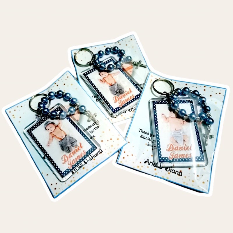 Photo Keychain with Rosary 8.5x11cm Packaging Size | Shopee Philippines