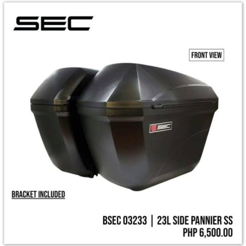 Sec Side Pannier Complete With Bracket | Shopee Philippines