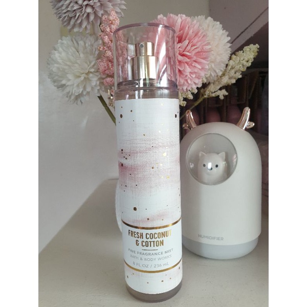 Fresh Coconut & Cotton | Fragrance Mist | Bath & Body Works | Shopee ...