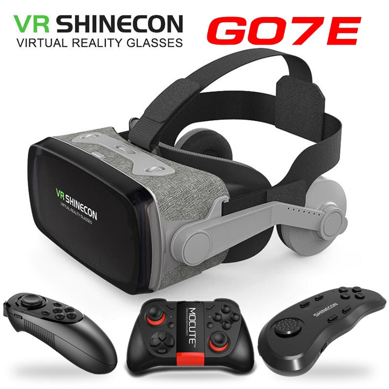 VR Shinecon Virtual Reality Glasses Headset Box for 4.0 - 6.6 inch ...