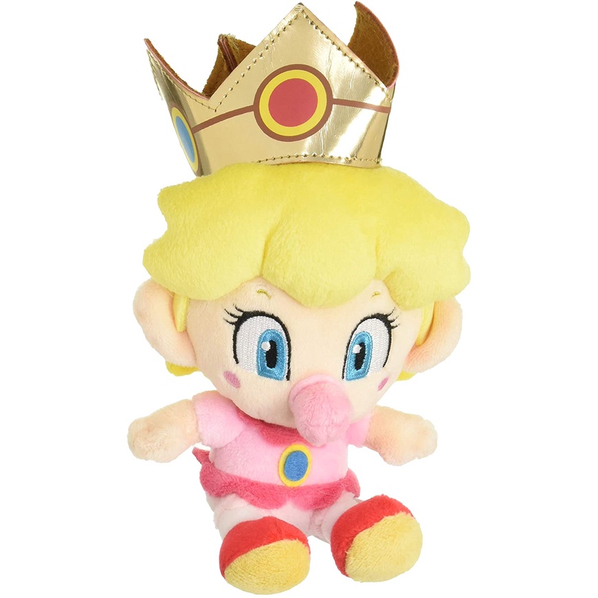 Sanei Super Mario All Star Collection Plush Doll AC54 [ Baby Peach ...