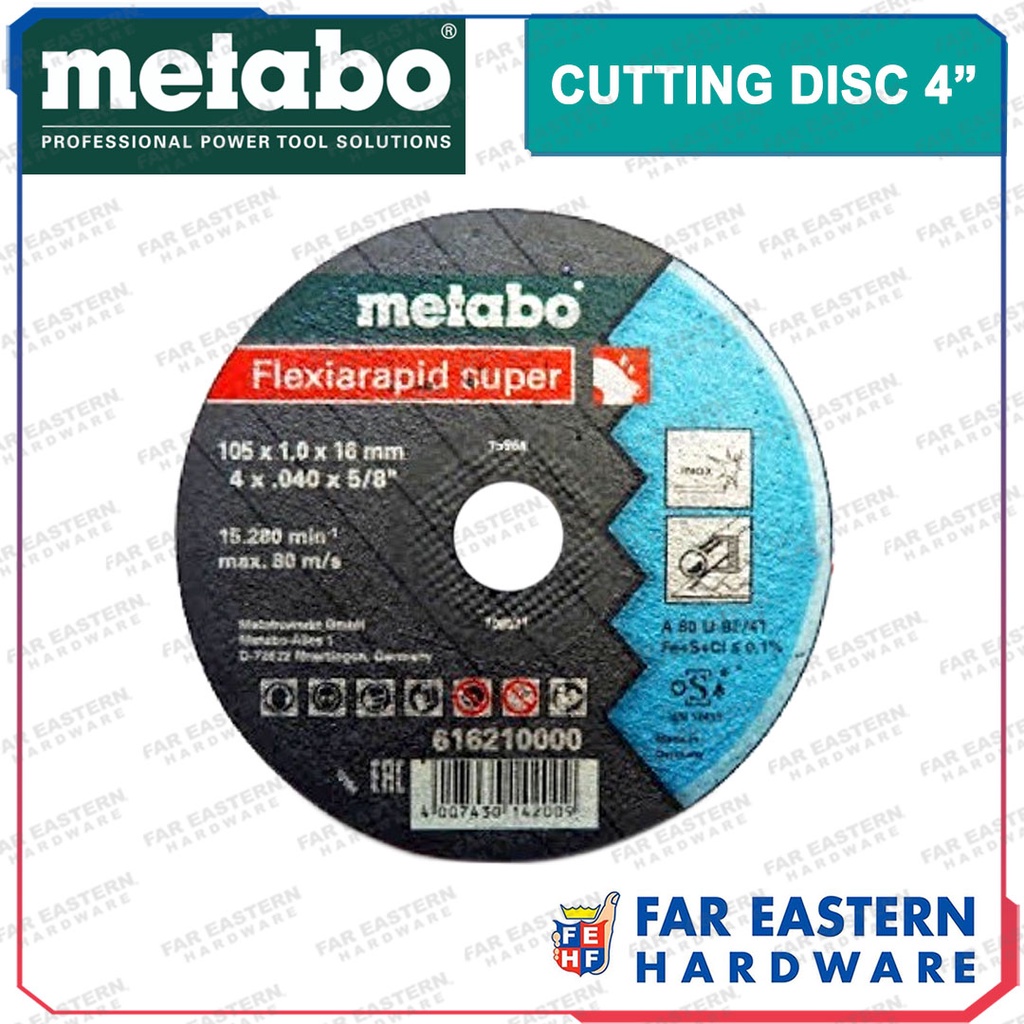 METABO Cutting Disc 4" (Super Thin) | Shopee Philippines