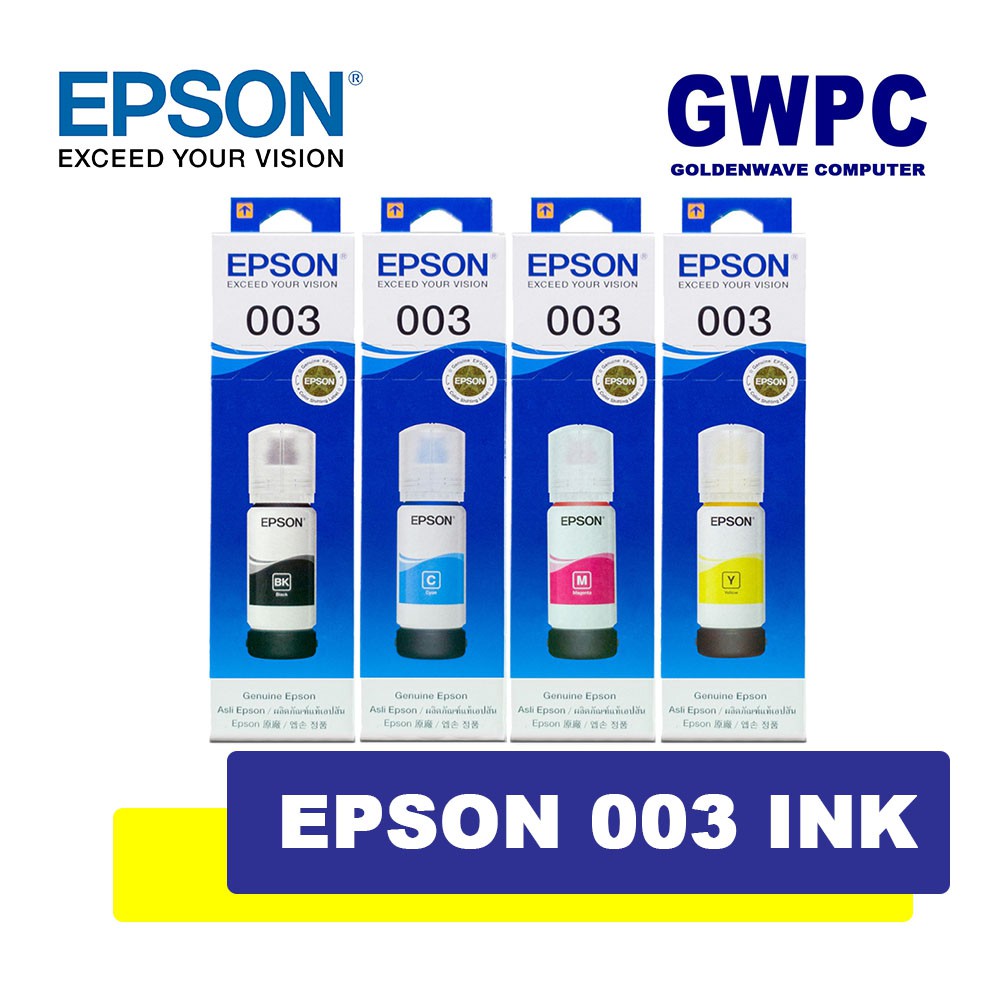 Epson 003 Genuine Ink Bottle | Shopee Philippines
