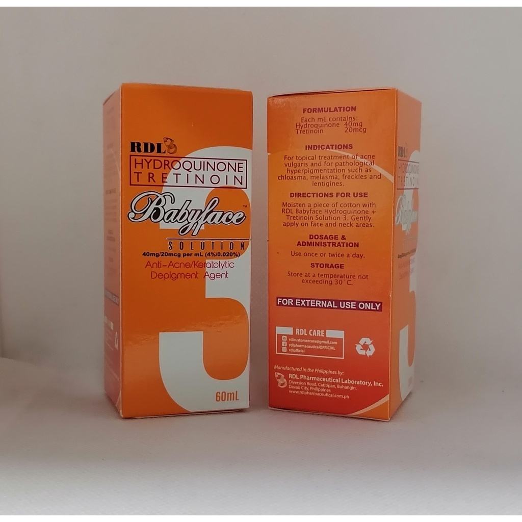 RDL BABYFACE ASTRIGENT SOLUTION #3 30ML | Shopee Philippines