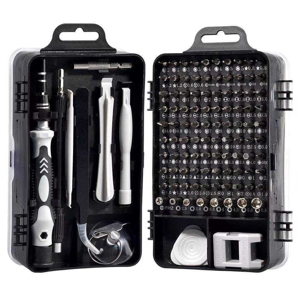 Mini Screwdriver Bit Set 115 In 1 Magnetic Precision Screwdriver Set with Case | Shopee Philippines