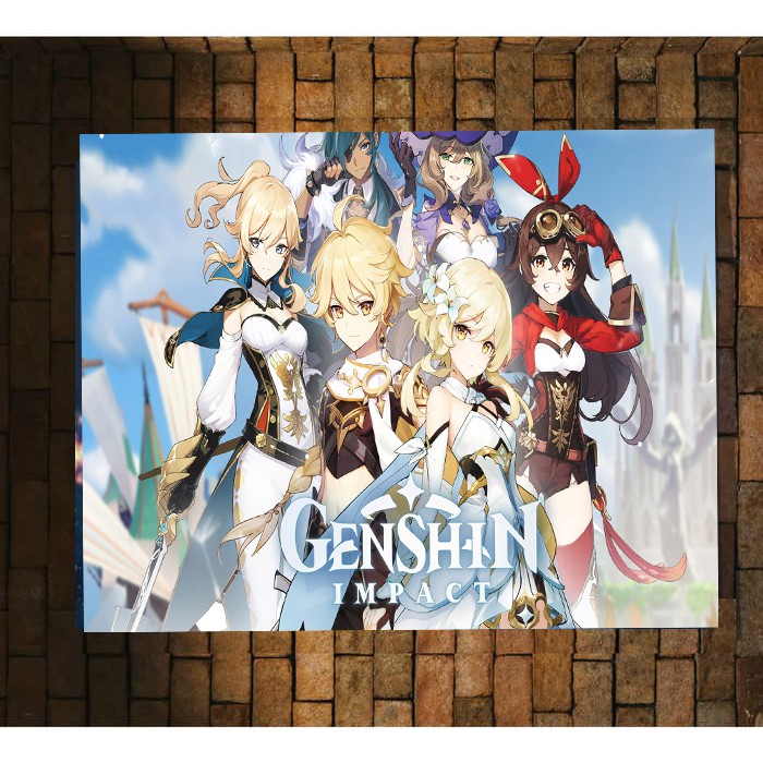 Genshin Impact Poster | Shopee Philippines