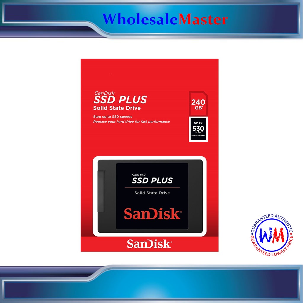 Sandisk SSD Plus Solid State Drive 240GB SDSSDA-240G-G25 Year End Sale ...