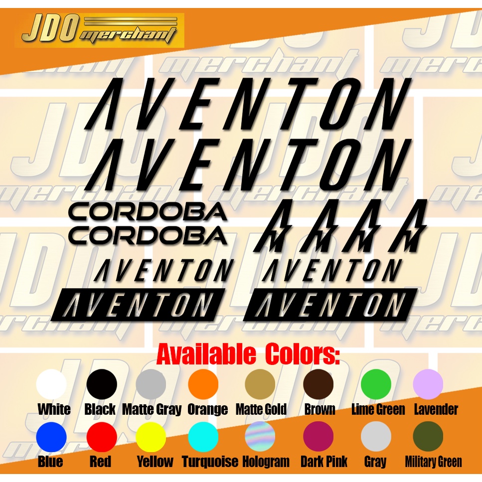 Aventon mataro low , Aventon Cordoba Bike Pack Vinyl Stickers Decals ...