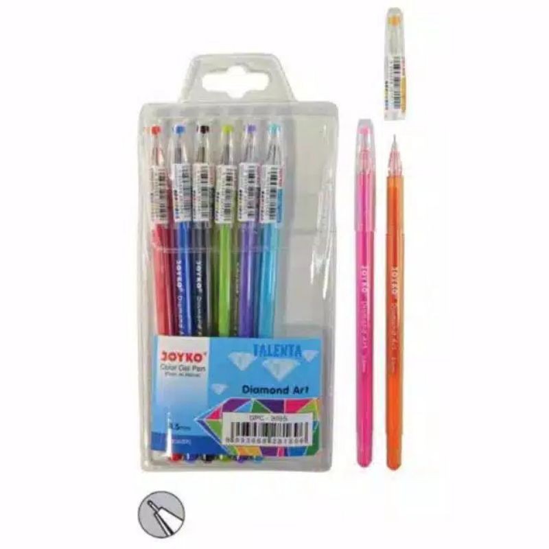 Joyko Gel Pens 8 Colors Diamond Art Gpc-309s | Shopee Philippines
