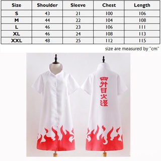 Namikaze Minato Cosplay from Naruto Costumes 4th Hokage Cloak Uzumaki ...
