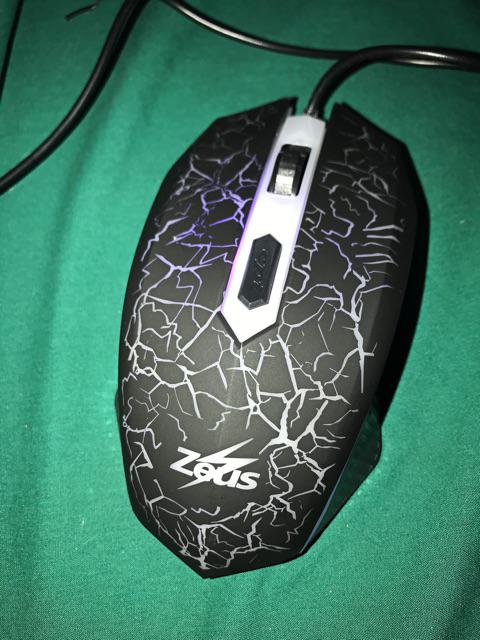 Zeus M-110 Lightning Chain Bolt Gaming Mouse Breathing Light | Shopee ...