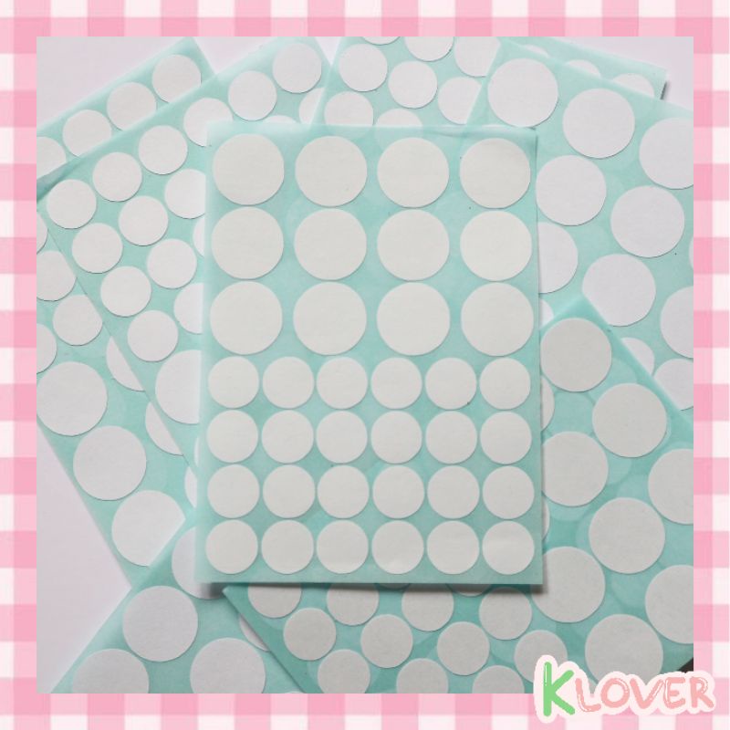 Matte Plain Circle Sticker Sheets Toploader Deco 36pcs | Shopee Philippines