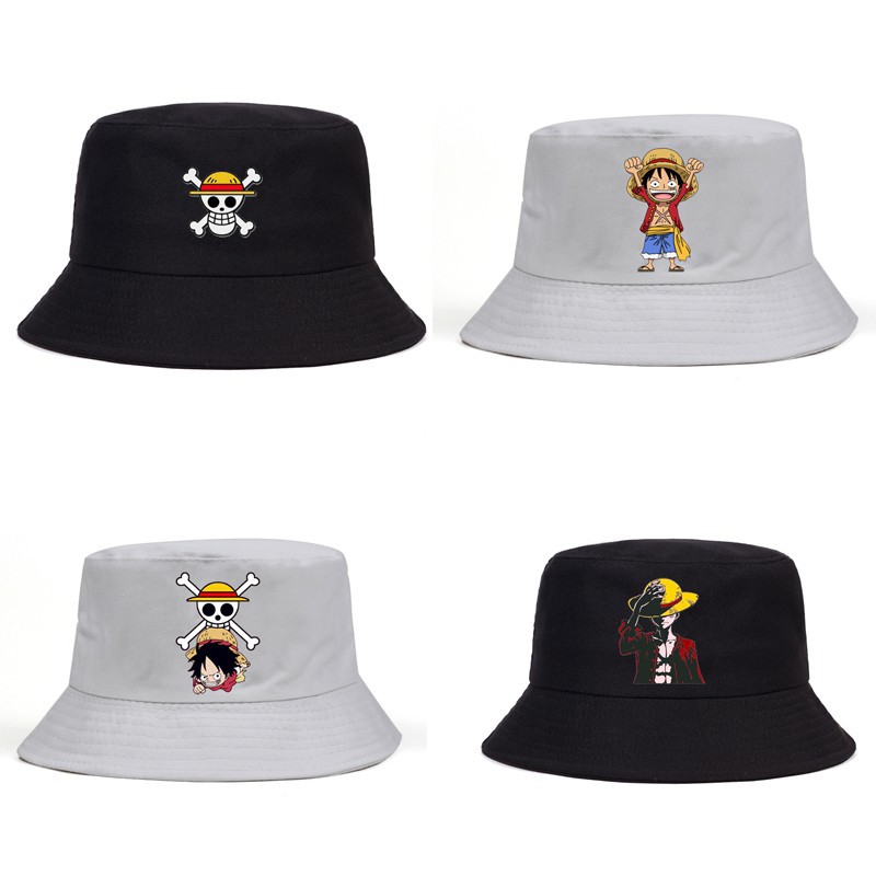 One Piece Hat 100% Cotton Anime Fisherman Hat High Quality Snapback Hat ...