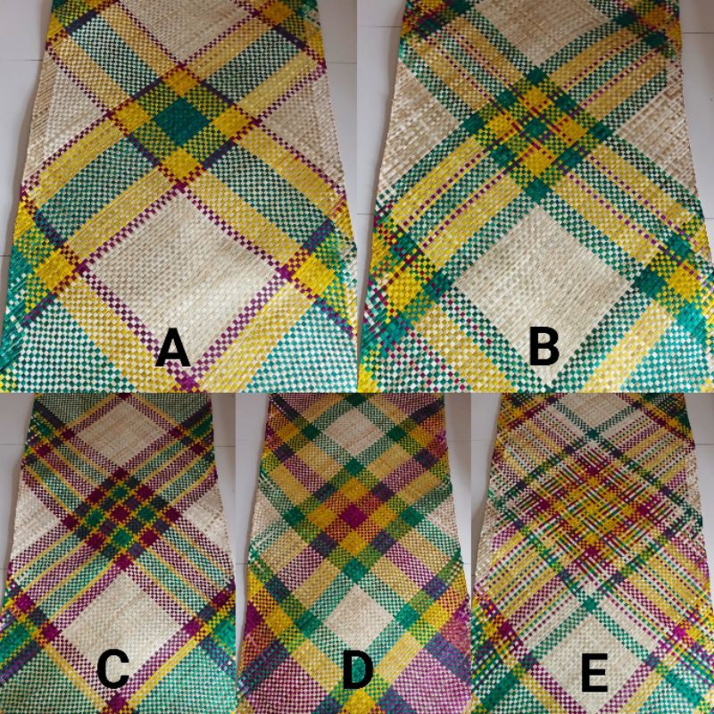 Native Romblon Colored Mat Single Size | Shopee Philippines