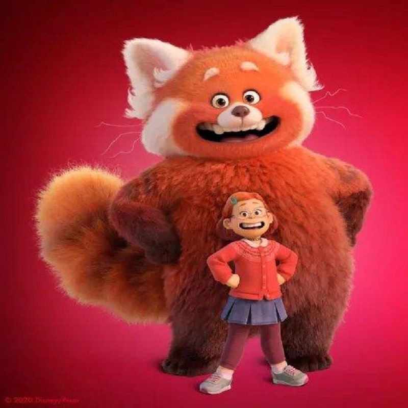 40cm/15.7in Turning Red Panda Plush Doll Kawaii Mei Lee Cute Anime ...