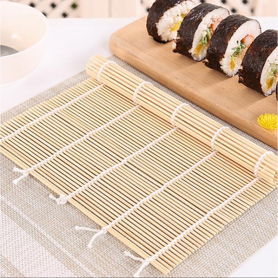 Sushi Mat Sushi Roller Rice Roller Hand Maker Bamboo Kimbab Rolling ...