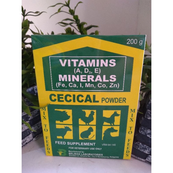Cecical Powder Feed Supplement ( 200gms ) | Shopee Philippines