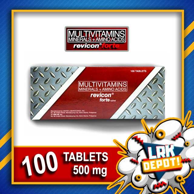 Revicon Forte Multivitamins (100 tablets) | Shopee Philippines