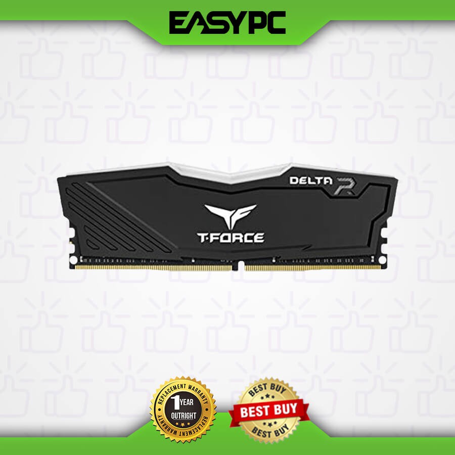 T-Force Delta RGB 16GB 8GB X 2 3000Mhz DDR4 Black | Shopee Philippines