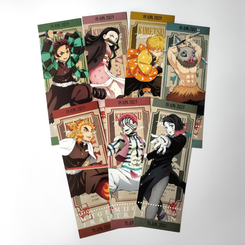 Demon Slayer Mugen Train Ticket-style Cards | Shopee Philippines