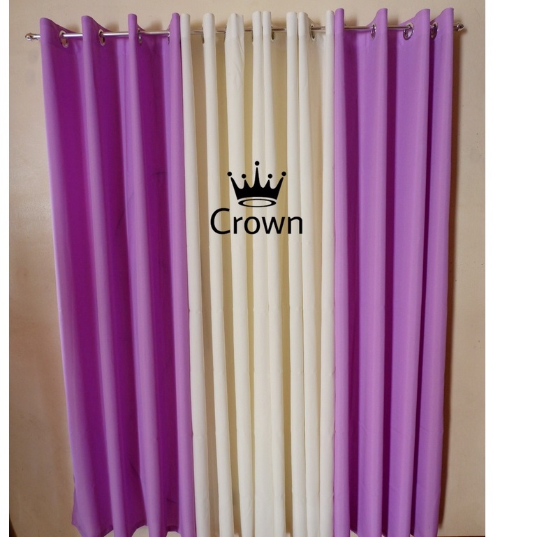 CRWN - Plain Purple Ring Curtain ( 6ft/7ft Curtain ) - sold per piece ...