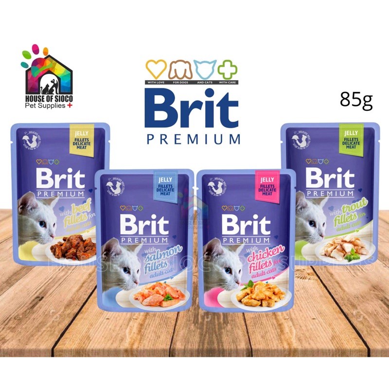Brit Premium Cat Wet Food Fillet 85g | Shopee Philippines