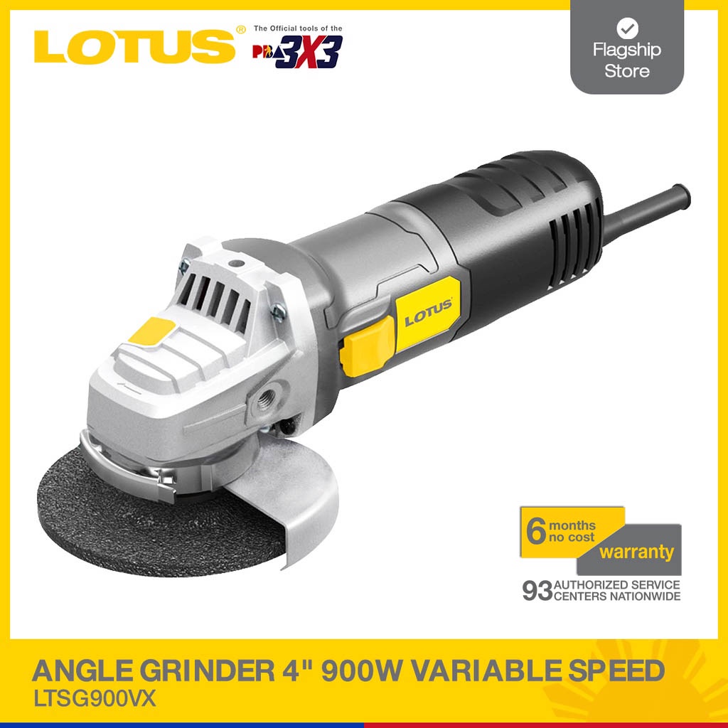 Lotus Angle Grinder 4" 900W LTSG900VX - Power Tools | Shopee Philippines