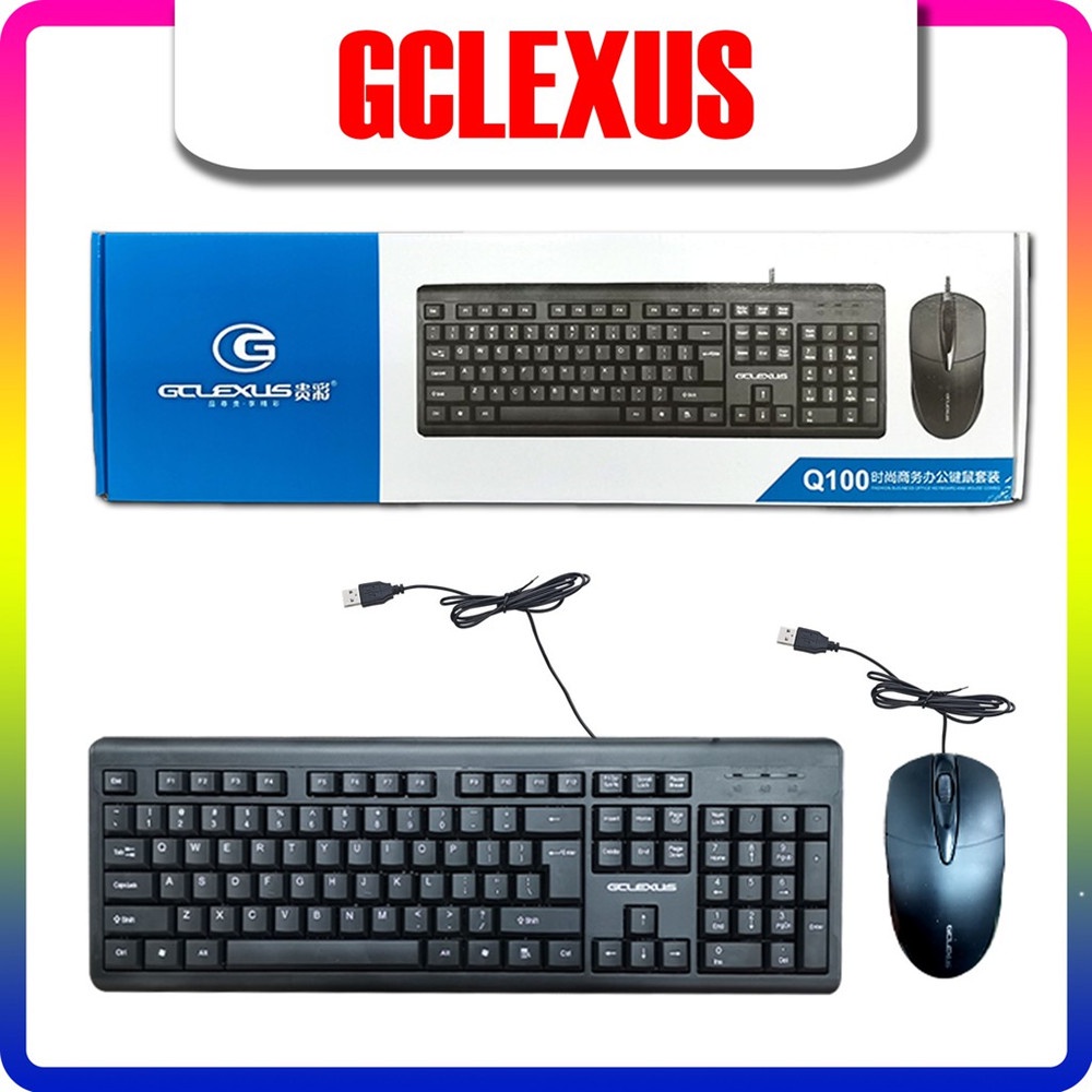 Keyboard And Mouse Set Wired Office Style Keyboard Mouse Bundle ...