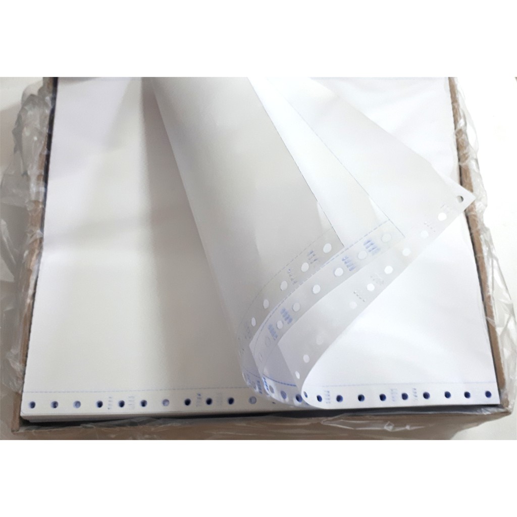 3Ply Carbonless Continuous Form 9.5" x 5.5" - All White | Shopee ...