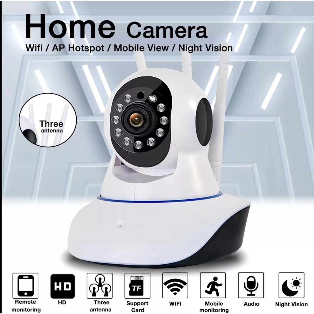V380 Home Camera 1080P HD Wireless WIFI CCTV Home Smart Night Vision ...