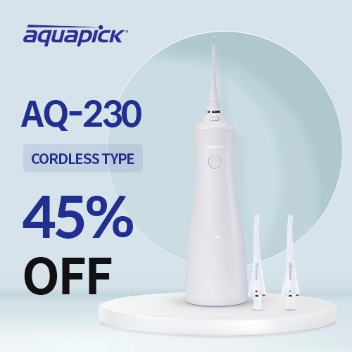 Aquapick AQ230 / Cordless Water Flosser Teeth Cleaner, Portable and ...