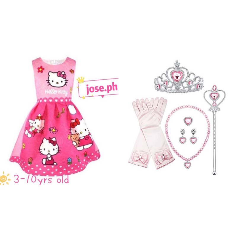 Hello kitty formal dress 2 yrs to 10 yrs old | Shopee Philippines